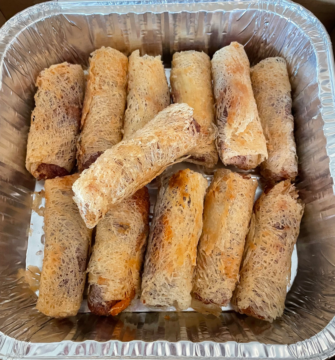 (SA21A) Fried Vietnamese Netted Yam Rolls (Vegan) – The ROYALS Cafe