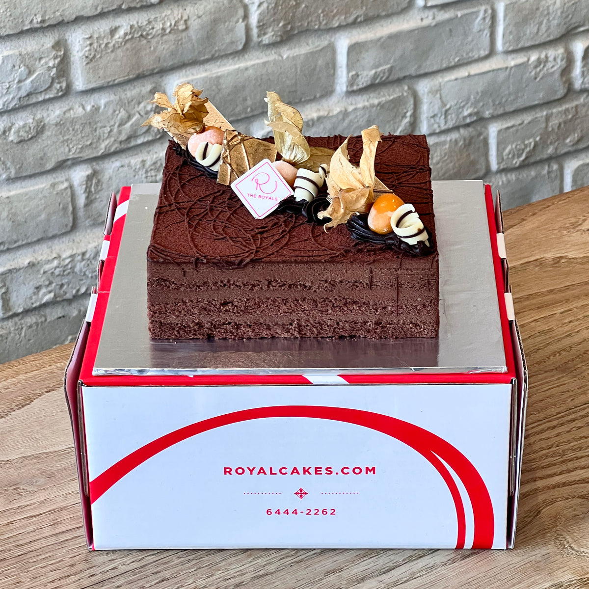 (A-C08) Chocolate Truffle Cake – The ROYALS Cafe