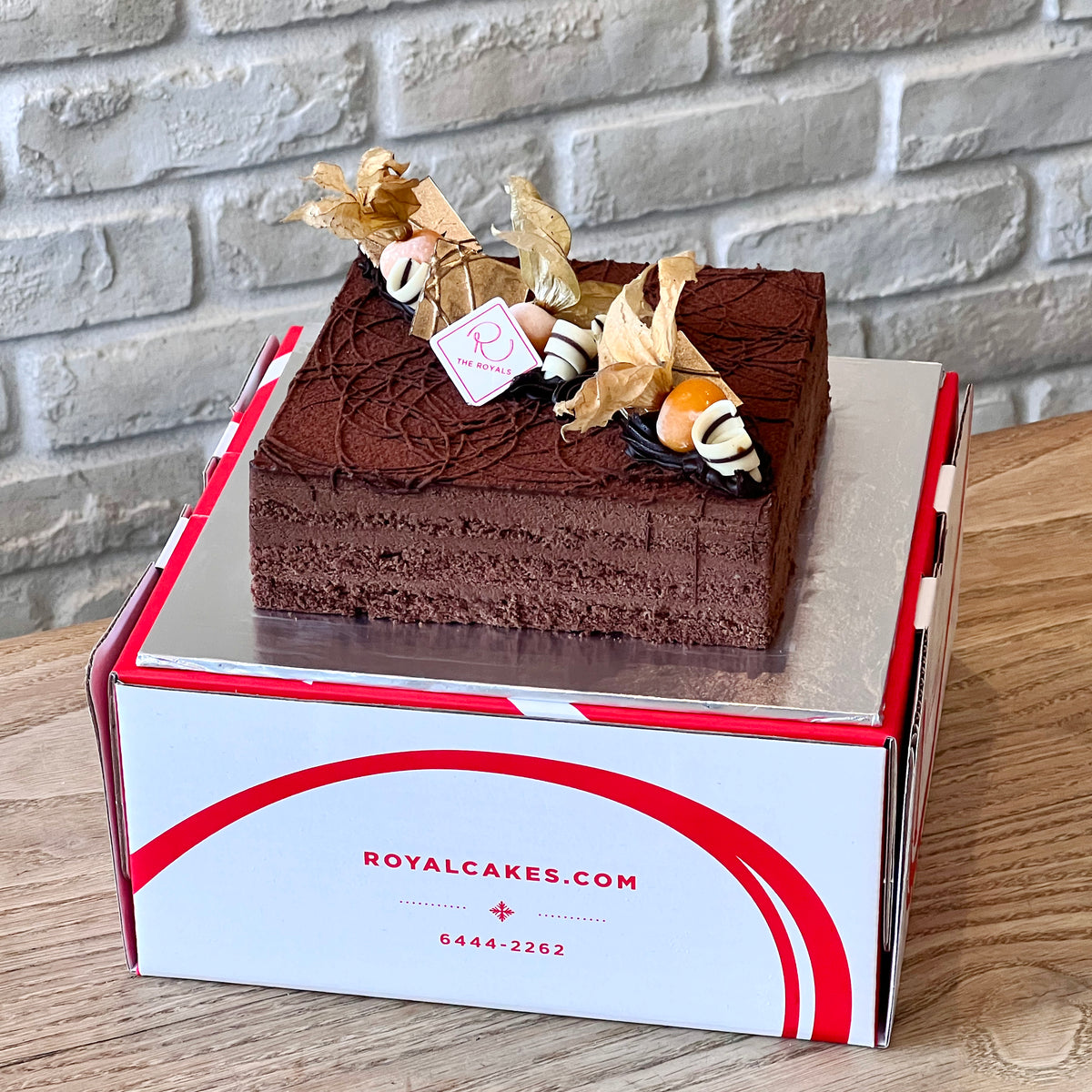 (A-C08) Chocolate Truffle Cake – The ROYALS Cafe